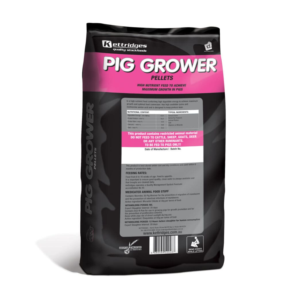 Pig Grower Pellets - Kettridges