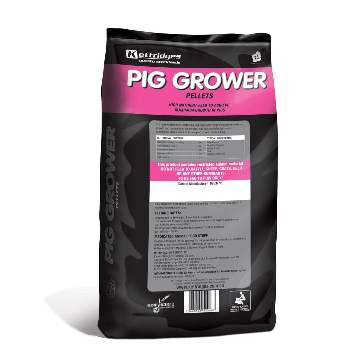 Pig Grower Pellets - Kettridges